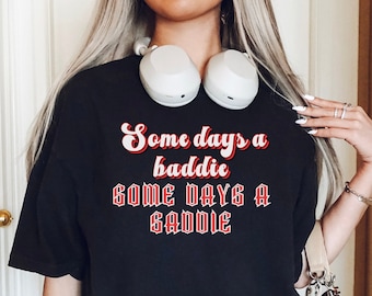 Even Baddies Get Saddies Comfort Colors Shirt, Anxiety Shirt, ADHD ...