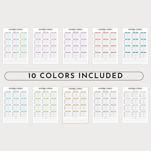 Upcoming Expenses Printable, Yearly Spending Overview, Budget Plan ...