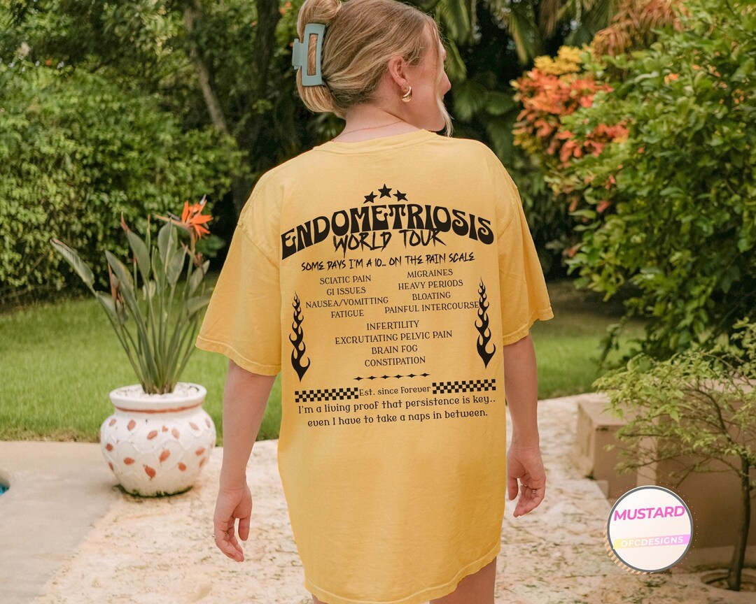 Endometriosis Awareness Shirt Endo Warrior Funny Month Tshirt ...
