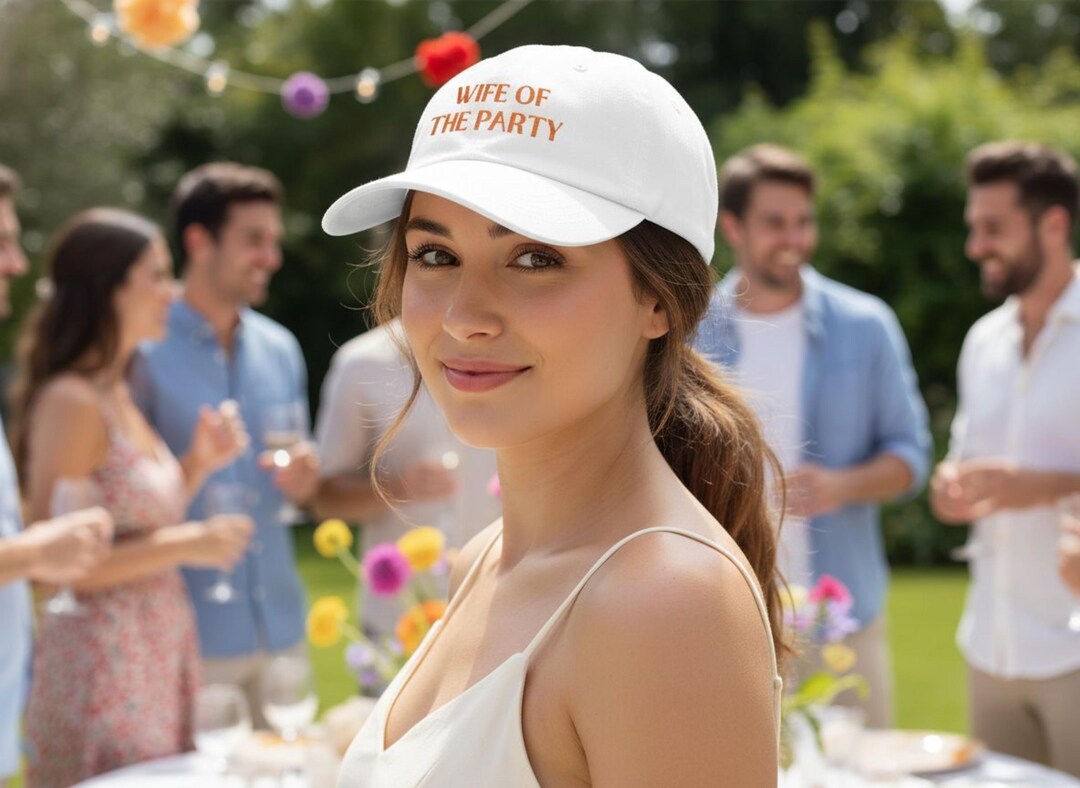 Embroidered Bachelorette Party Baseball Cap: Wife of the Party, Custom ...