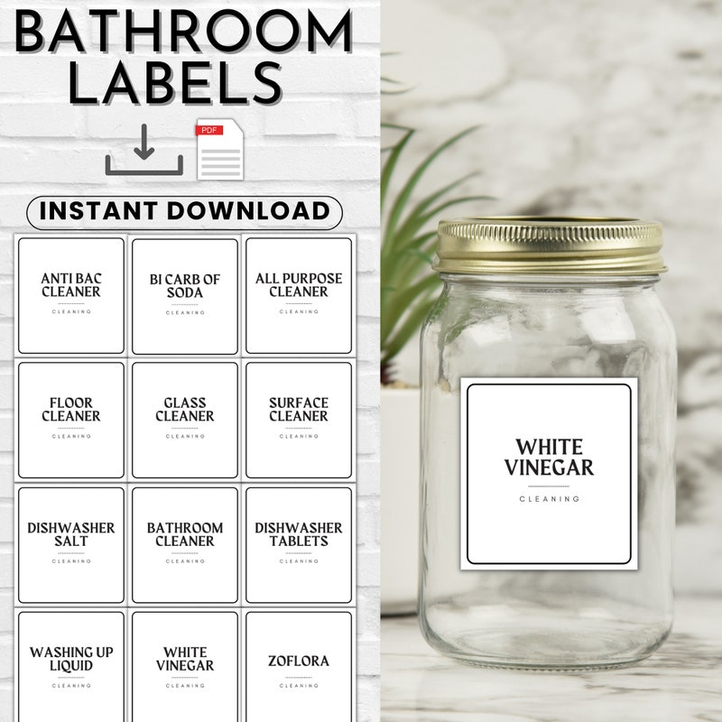 Bathroom Labels - Etsy