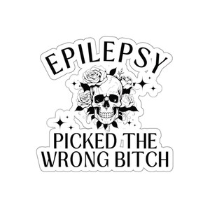 Epilepsy Awareness Sticker for Water Bottle, Epilepsy Warrior Gift ...