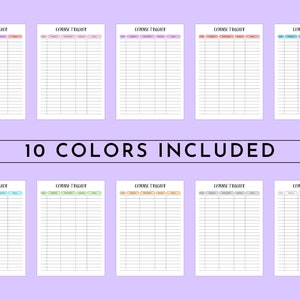 Printable Expense Log, Expense Tracker Printable, Spending Sheet ...