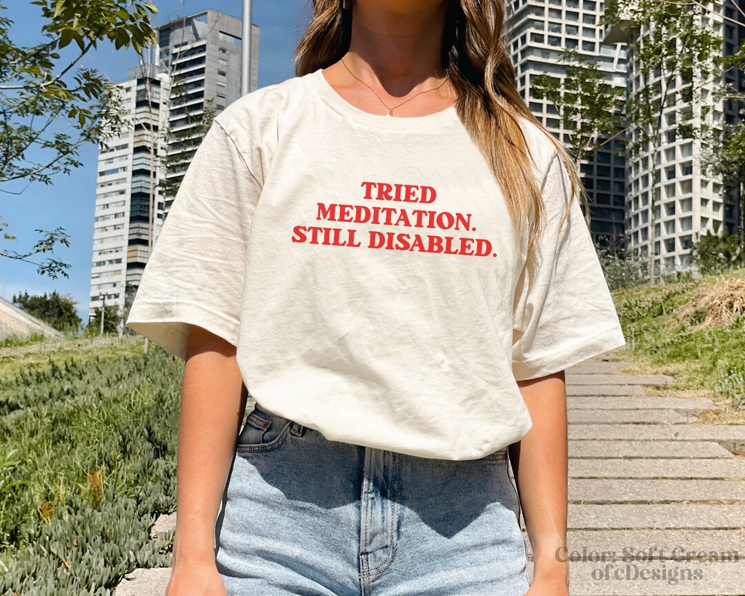 Sarcastic Disability Shirt Chronic Illness Tee Funny Fibromyalgia Gift ...