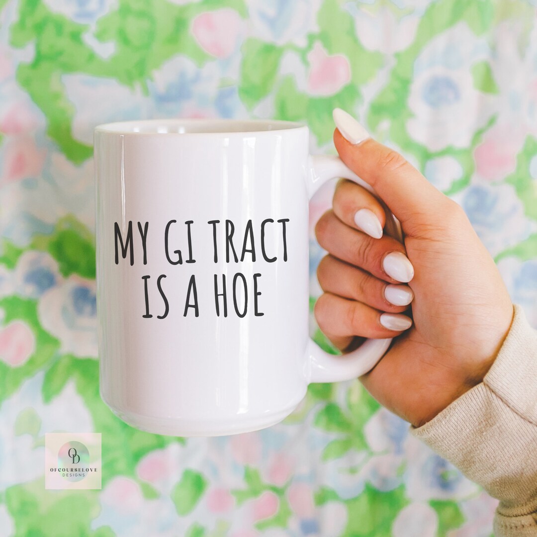 Funny Crohns Disease Gift for IBD Mug IBS Tummy Ache Survivor Lactose ...