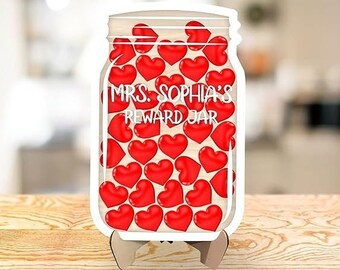 Personalized Reward Jar Magnet for Kids, School and Teacher Classroom ...