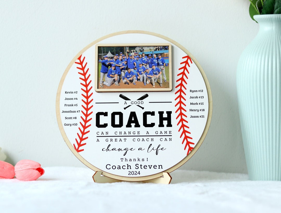 Baseball Coach Gift, Baseball Coach, Coach Gifts, End of Season ...
