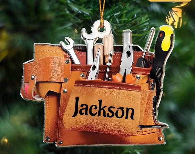 Mechanic Tool Box Ornament, Christmas Tree Mechanic Repair Shop Decor ...