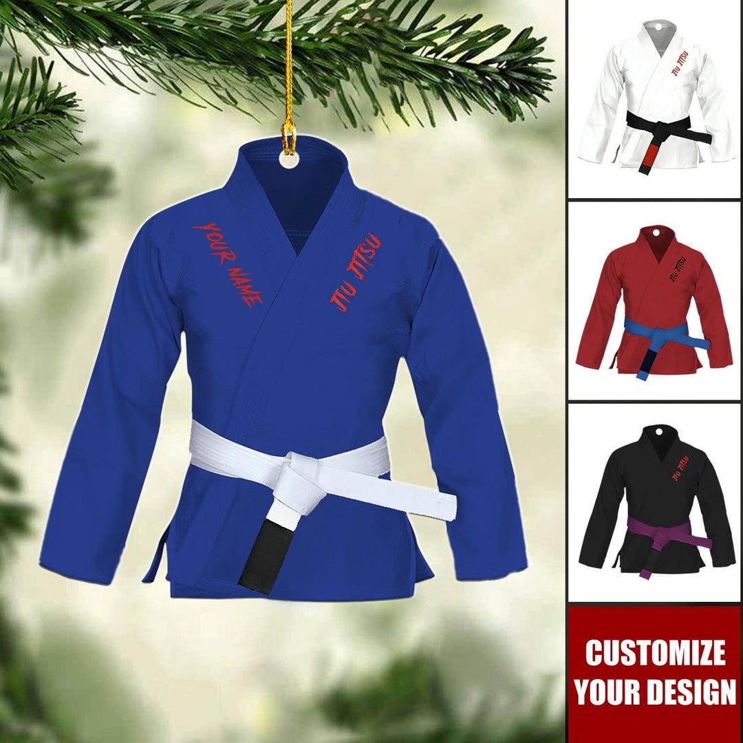 Personalized Jiu Jitsu Ornament 2025, Jiu Jitsu Christmas Ornament ...