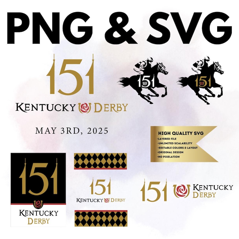 Kentucky Derby 2025 Svg - Etsy