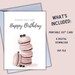 Watercolor Macaron Card for Birthday Birthday Card for Her - Etsy