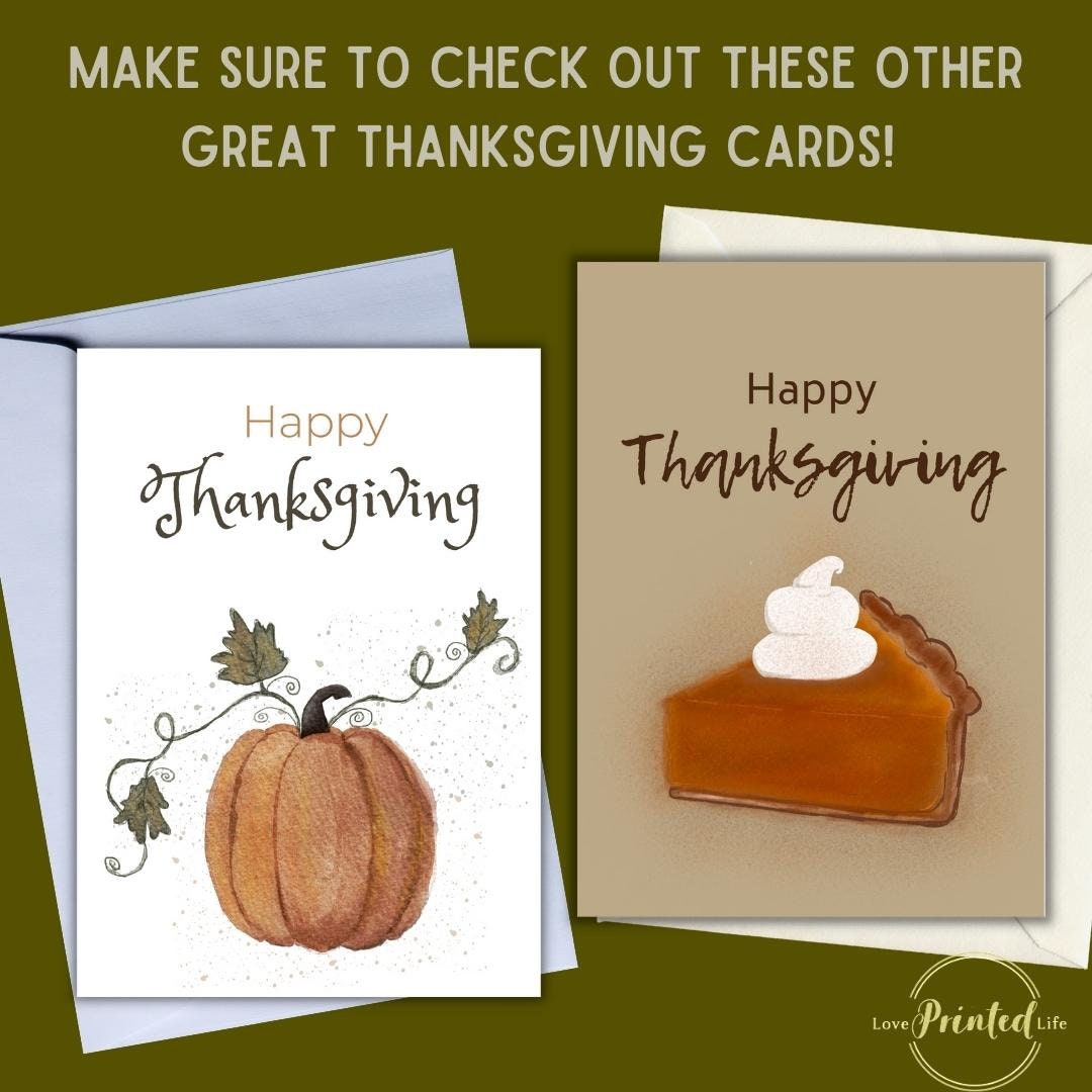Thanksgiving Card, Fall Wreath, Thankful Cards, Happy Thanksgiving ...