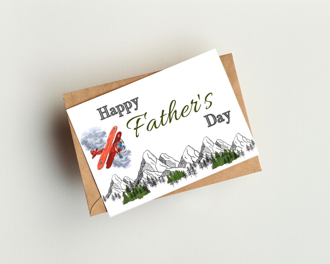 Printable Card for Father's Day, Printable Cards for Father, Card for ...