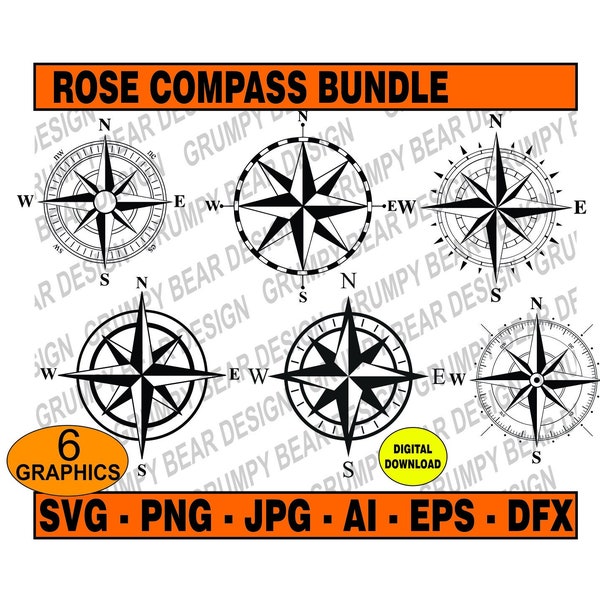 Compass Rose - Etsy