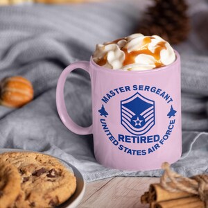 U.S. Air Force Retired, Air Force Retired Svg, Blue Black White, Msgt ...