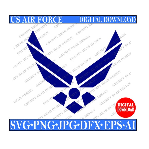 Air Force Svg - Etsy