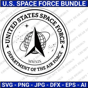 U.S. Space Force Seal, Space Force Svg, Space Force Emblem, Space Force ...