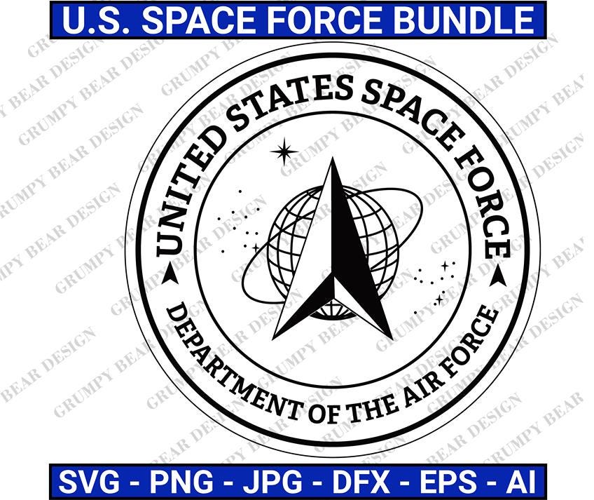 U.S. Space Force Seal, Space Force Svg, Space Force Emblem, Space Force ...