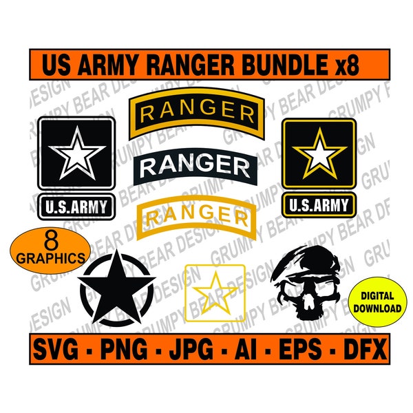 Army Ranger Svg - Etsy
