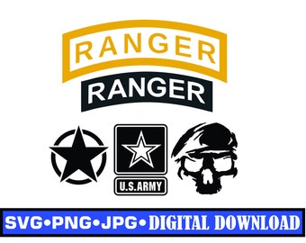 Army Ranger Svg - Etsy Canada