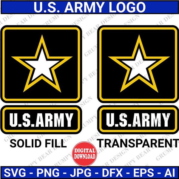 Army Logo Svg - Etsy