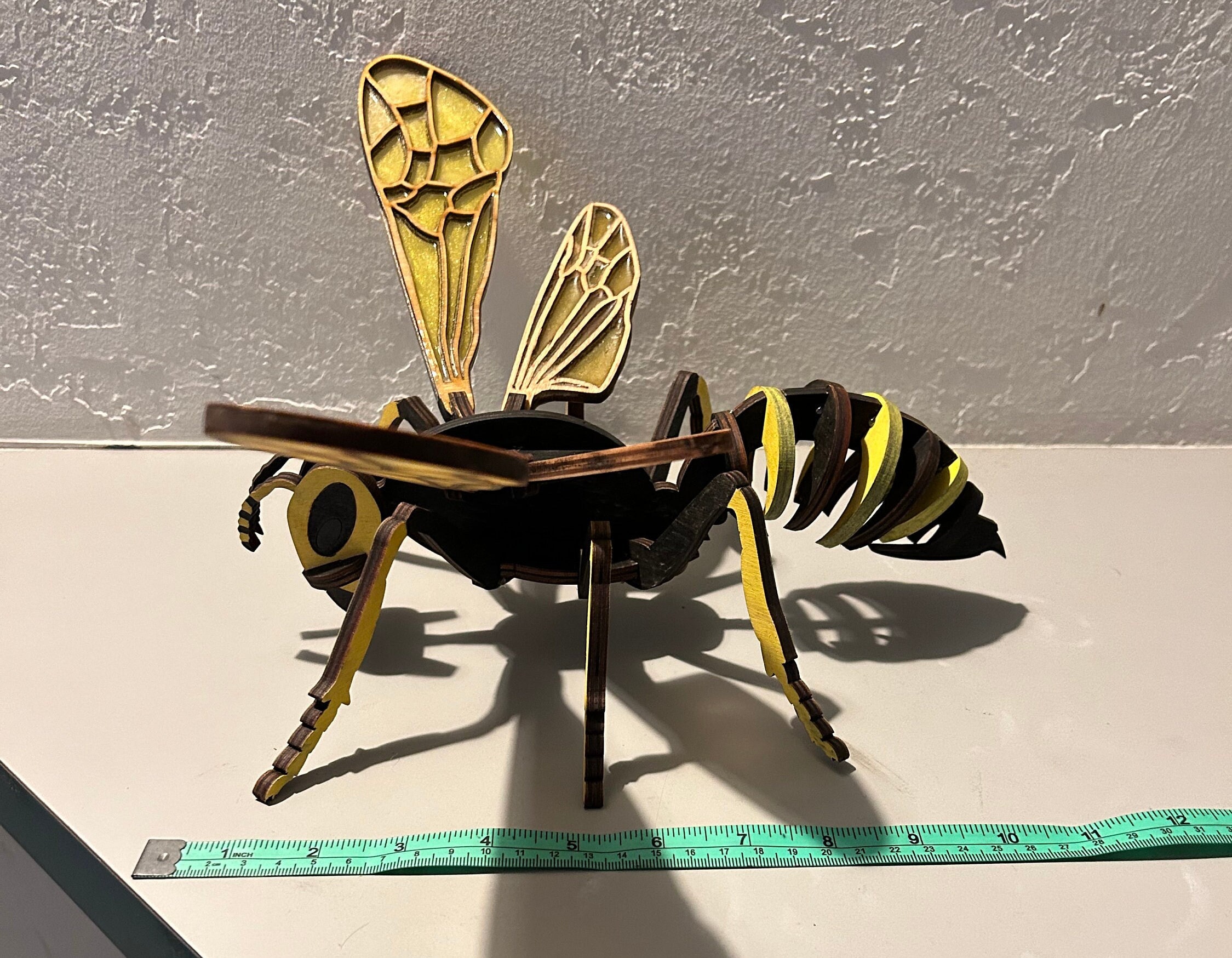 Wasp 3D Puzzle Toy Laser Cut Files, AI, DXF, SVG, Plans Instant Download, Cnc Pattern, Lightburn ...