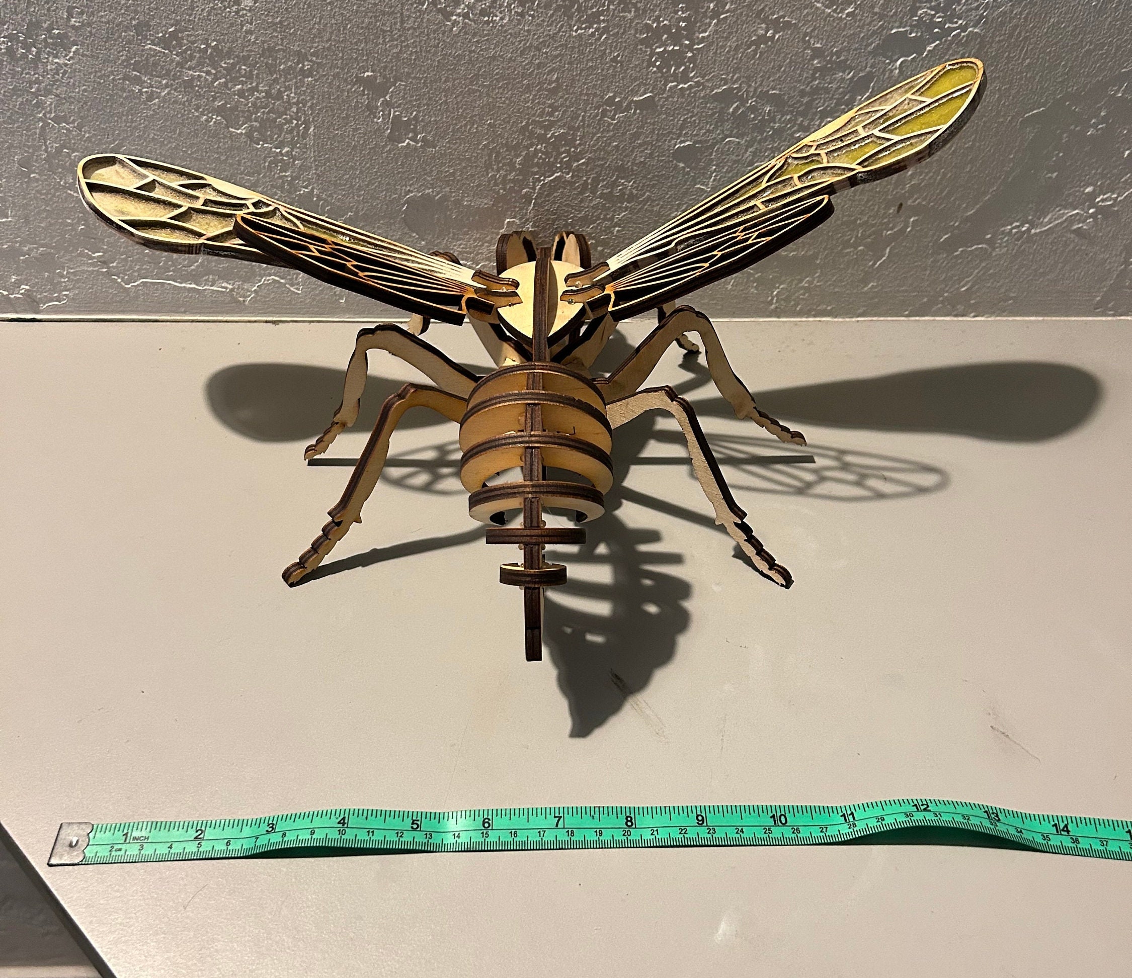 Wasp 3D Puzzle Toy Laser Cut Files, AI, DXF, SVG, Plans Instant Download, Cnc Pattern, Lightburn ...