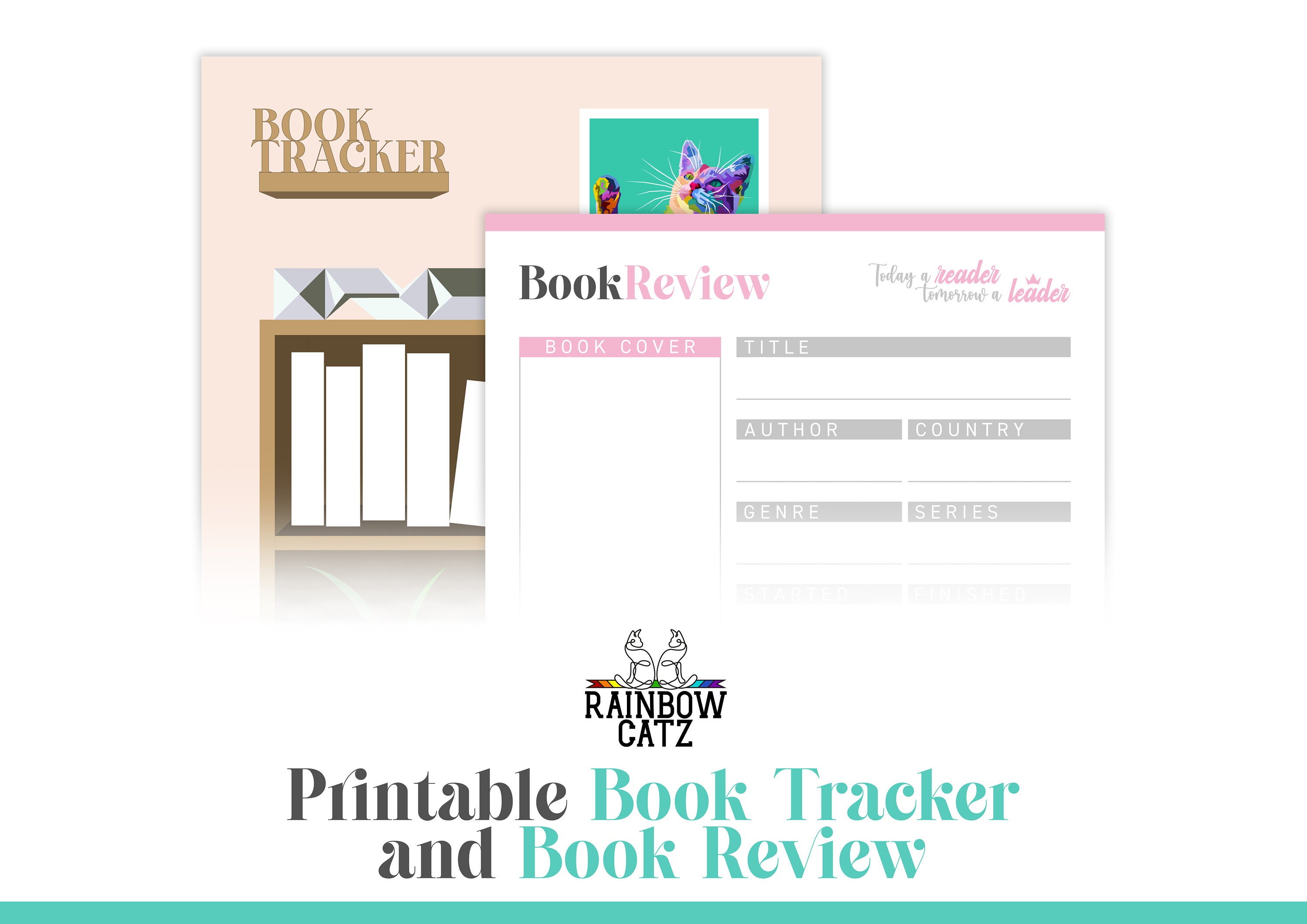 Printable Book Tracker - Etsy