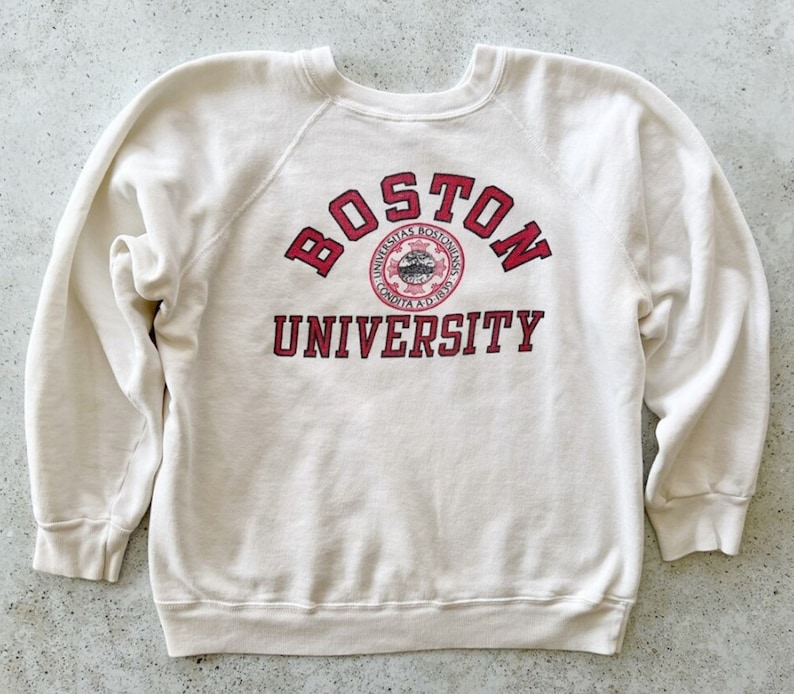 Vintage 90s Boston University Crewneck Sweatshirt, Boston University ...