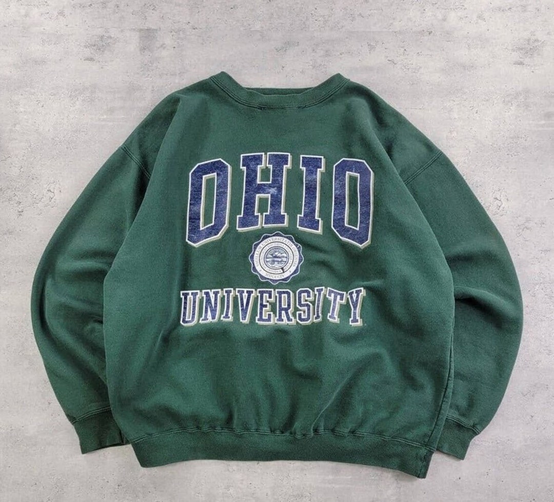 Vintage 90s Ohio University Bobcats Sweatshirt, Ohio University Shirt, Ohio Bobcats Shirt, Ohio ...