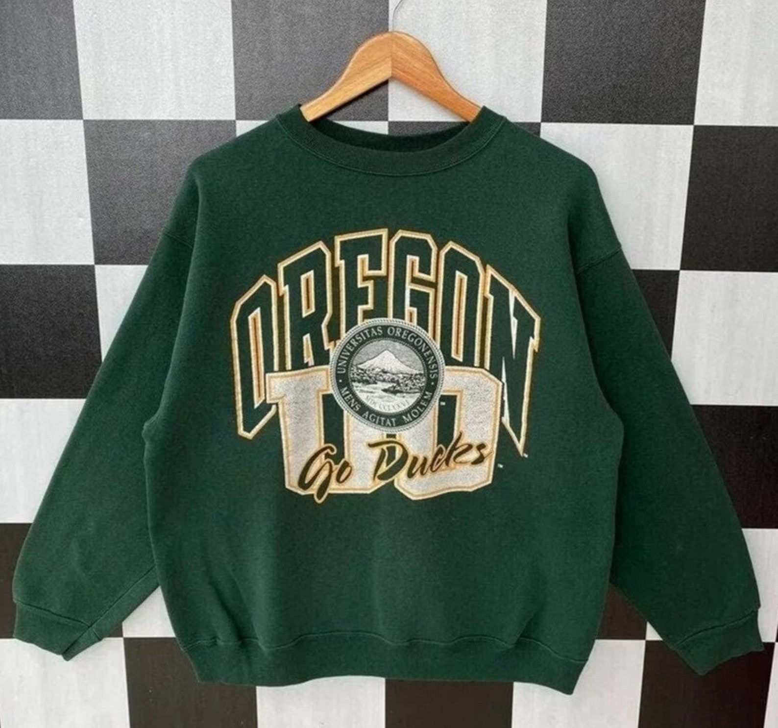 Vintage 90s Oregon Ducks Crewneck Sweatshirt Oregon Ducks - Etsy