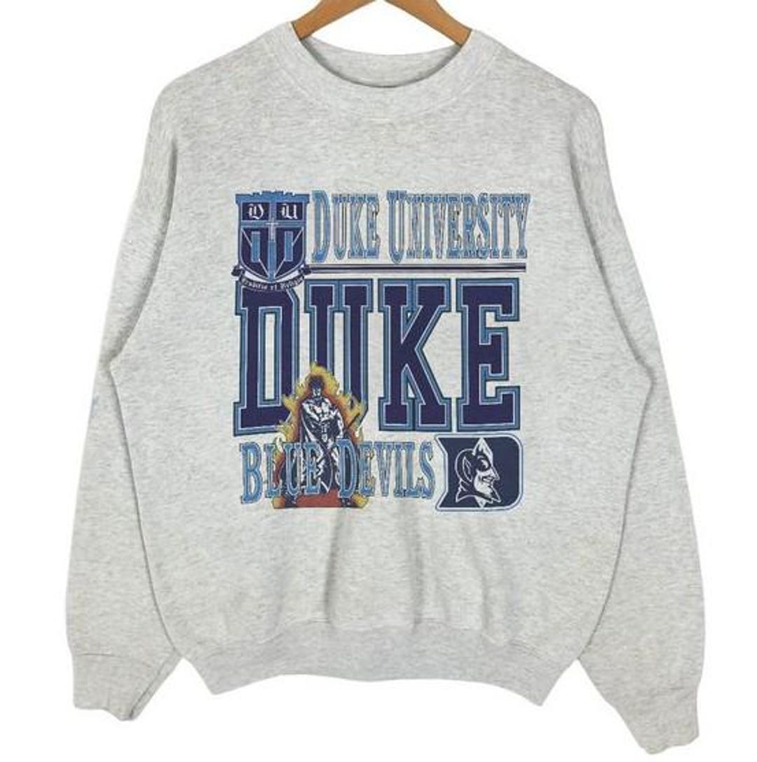 Vintage 90s Duke University Blue Devils Sweatshirt, Duke Blue Devils ...