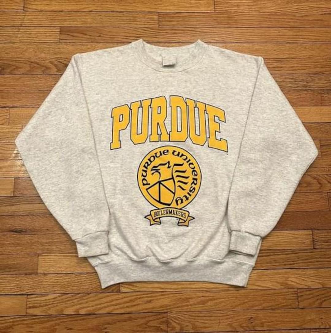 Vintage 90s Purdue University Boilermakers Sweatshirt, Purdue ...