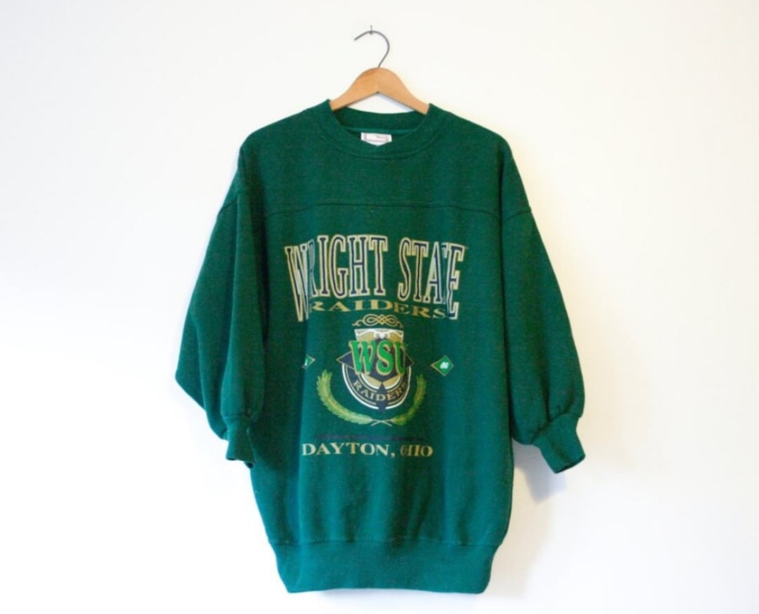 Vintage 90s Wright State Dayton Ohio Sweatshirt, Wright State Shirt ...