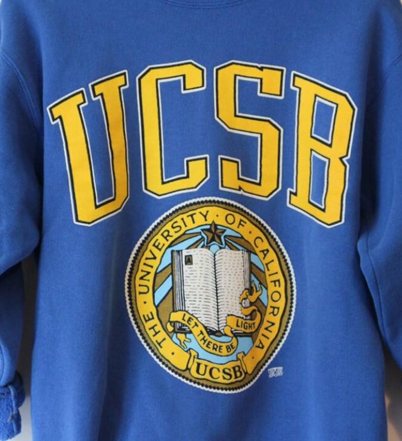 Vintage 90s Vintage University California Santa Barbara Sweatshirt ...