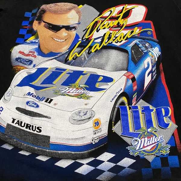 Miller Lite Nascar Racing Shirt - Etsy