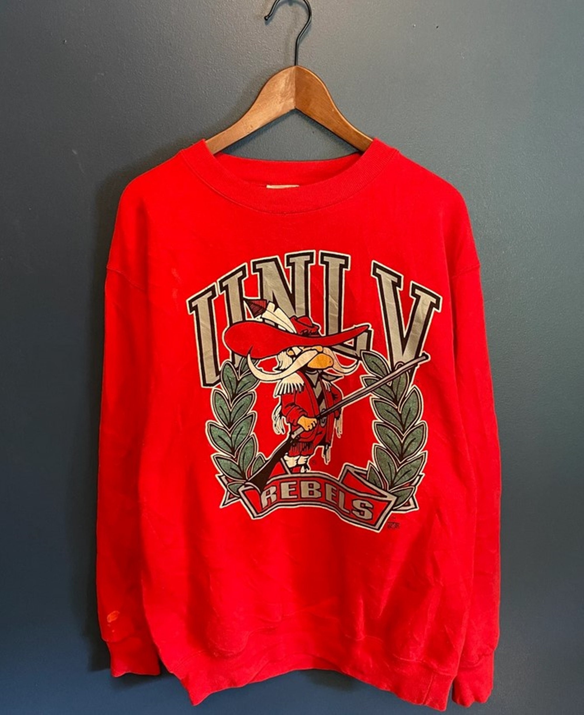 Vintage 90s UNLV Rebels University of Nevada Las Vegas Sweatshirt, UNLV ...