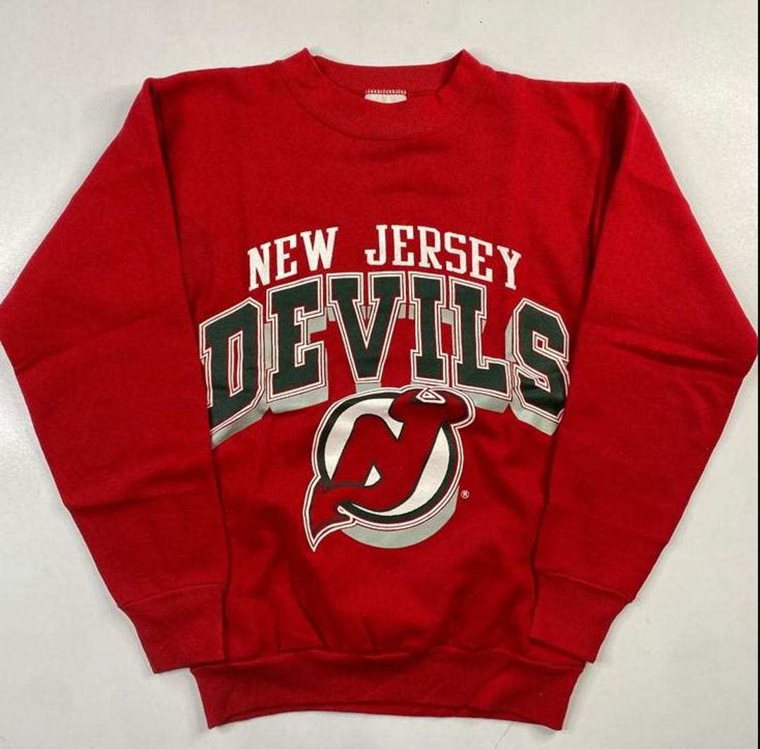Vintage New Jersey Devil Sweatshirt \ T-shirt, New Jersey Devil Sweater ...