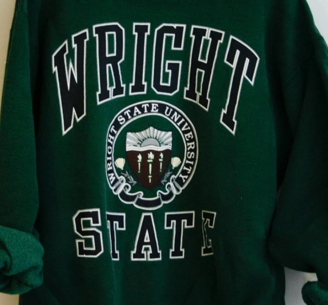 Vintage Wright State Dayton Ohio Sweatshirt, Wright State Shirt, Wright ...