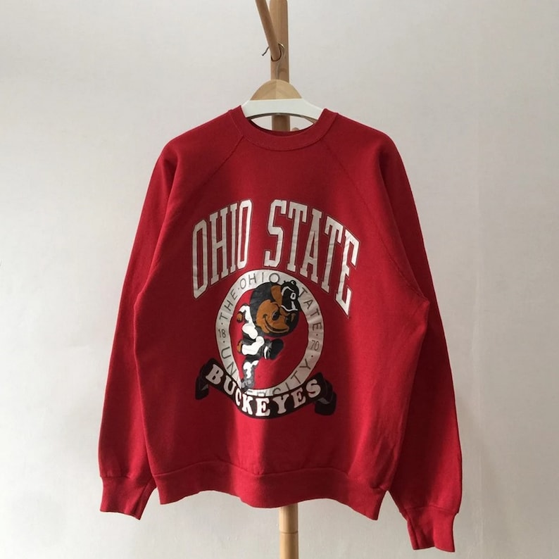 Vintage 90s Ohio State Buckeyes Sweatshirt, Ohio State Shirt, Ohio ...