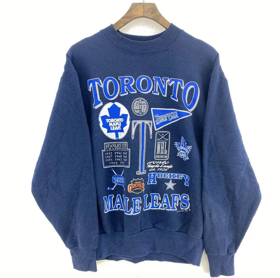 Vintage 1993 Toronto Maple Leafs Sweatshirt, Hockey Fan Shirt, Toronto ...
