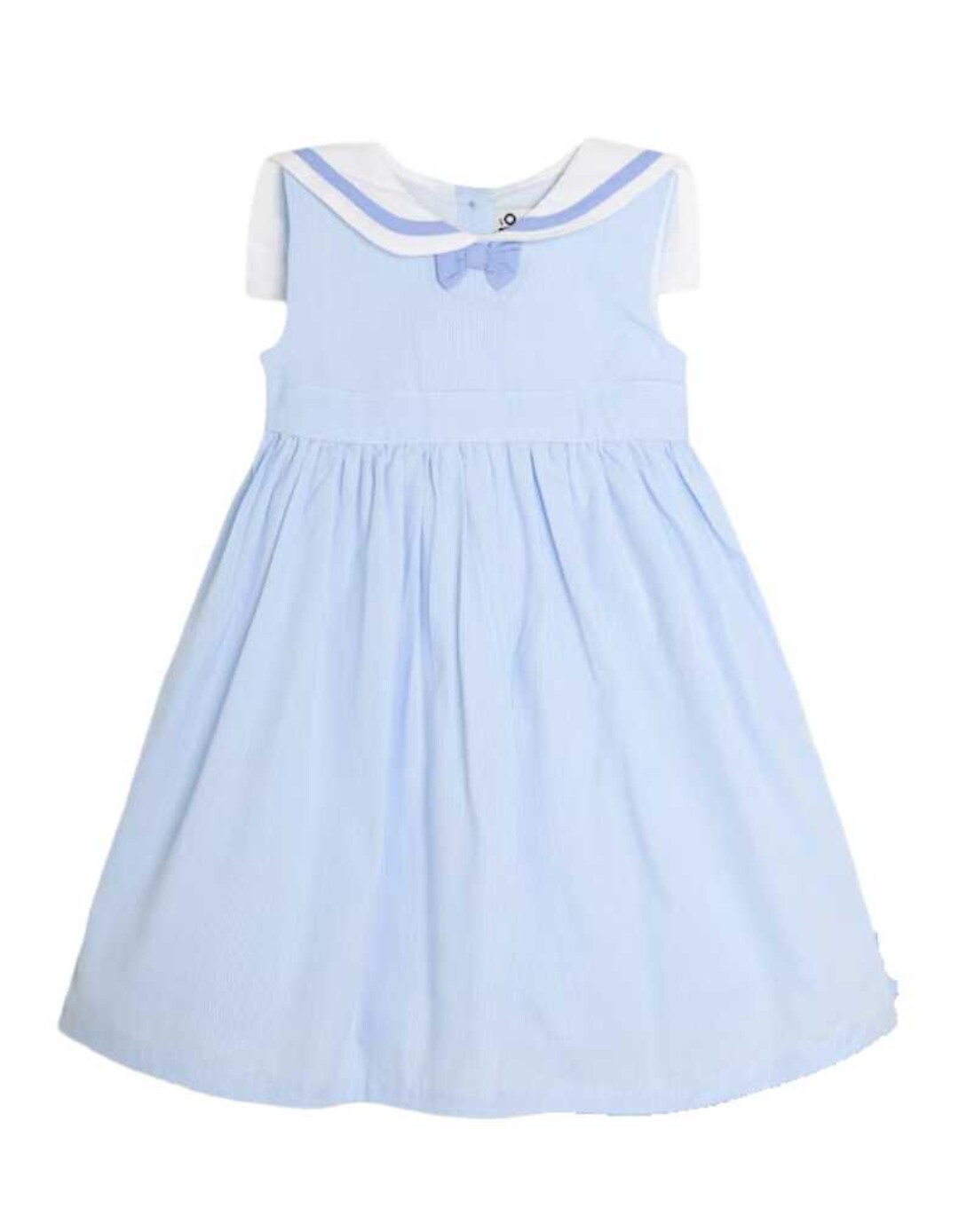 Jojo Mama Bebe Girls' Sailor Stripe Party Dress in Sky Blue - Etsy
