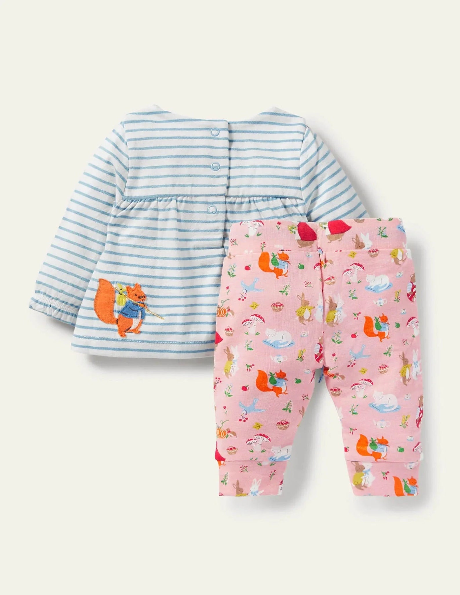 Baby Boden Jersey Applique Play Set in Boto Pink Bedtime Stories - Etsy