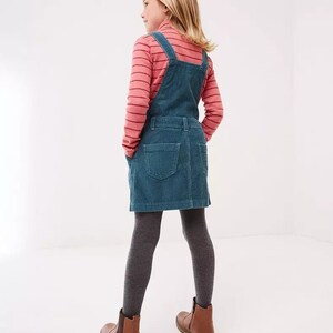 Fat Face Girl's Adjustable Buckle Cord Pinny Dress in Teal Green - Etsy