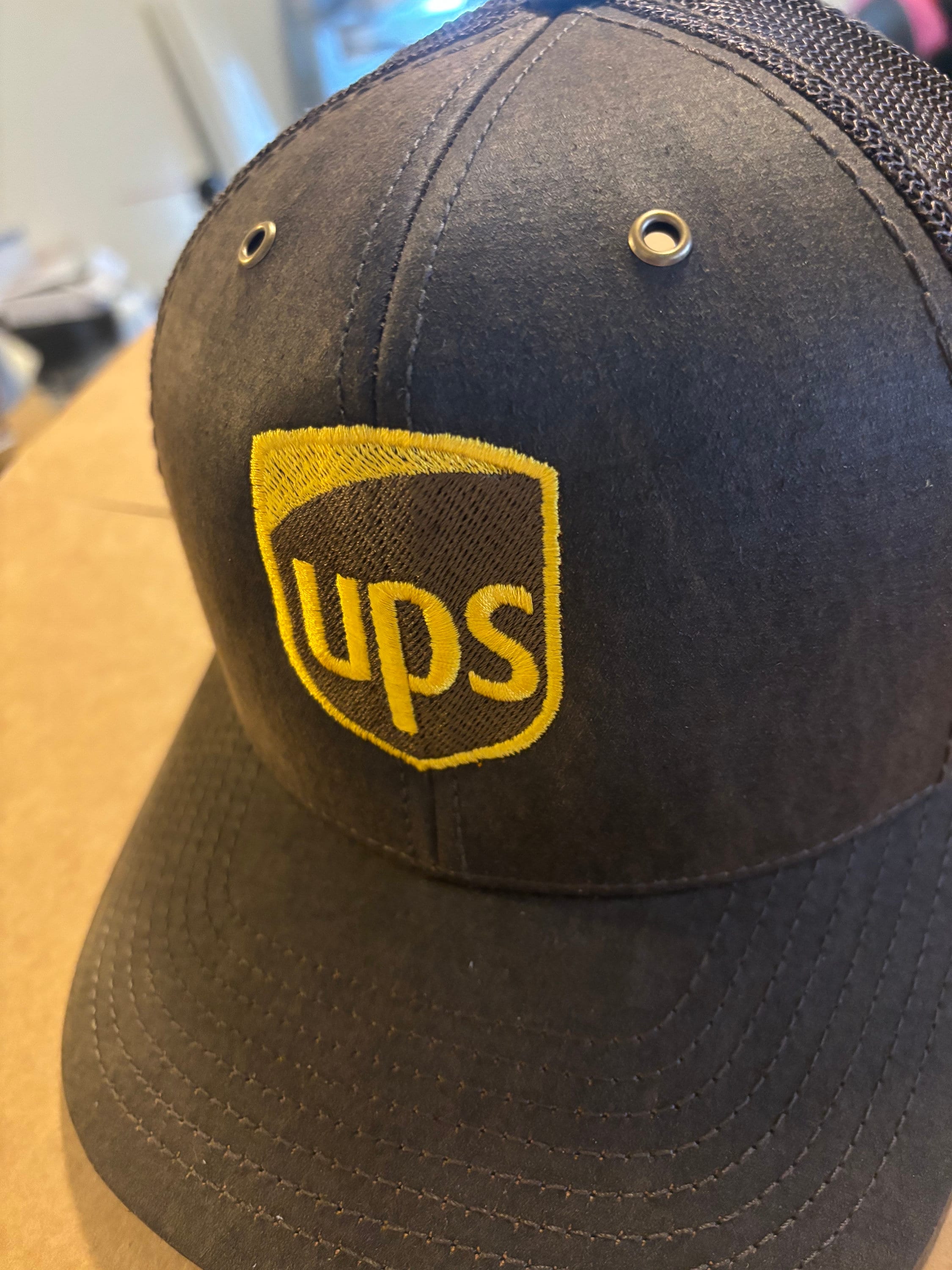 UPS Cap Richardson 112WF Freemont Trucker Cap Embroidered or PVC PATCH ...