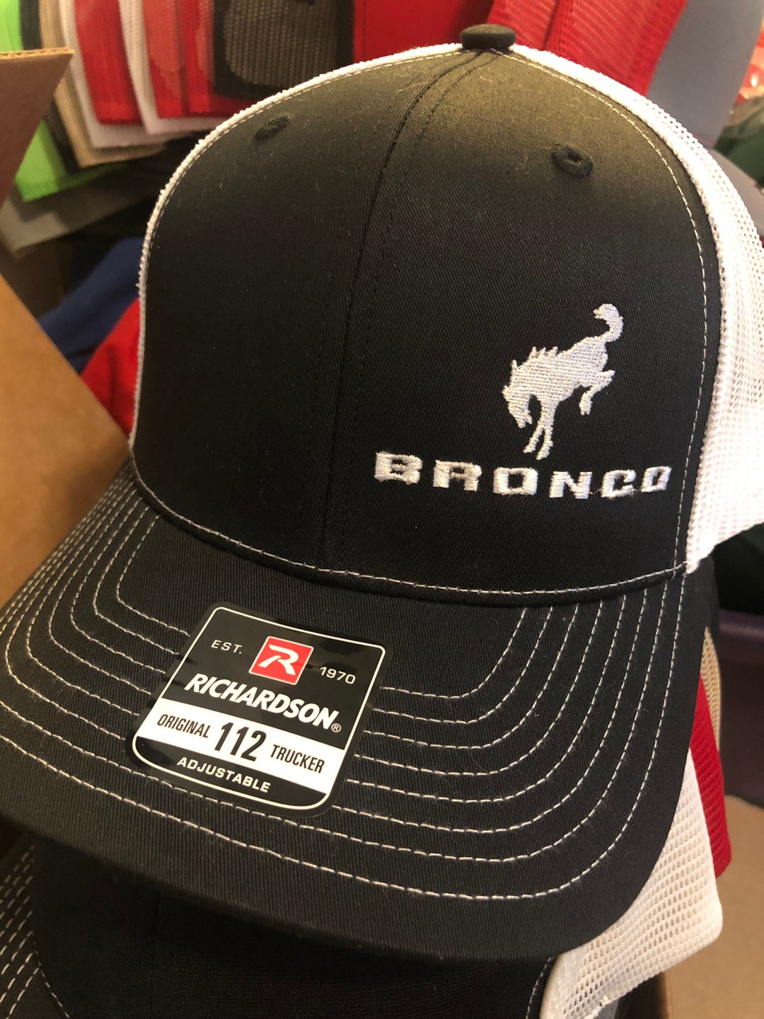 Ford Bronco Embroidered on Richardson 112 Trucker Snapback Cap - Etsy