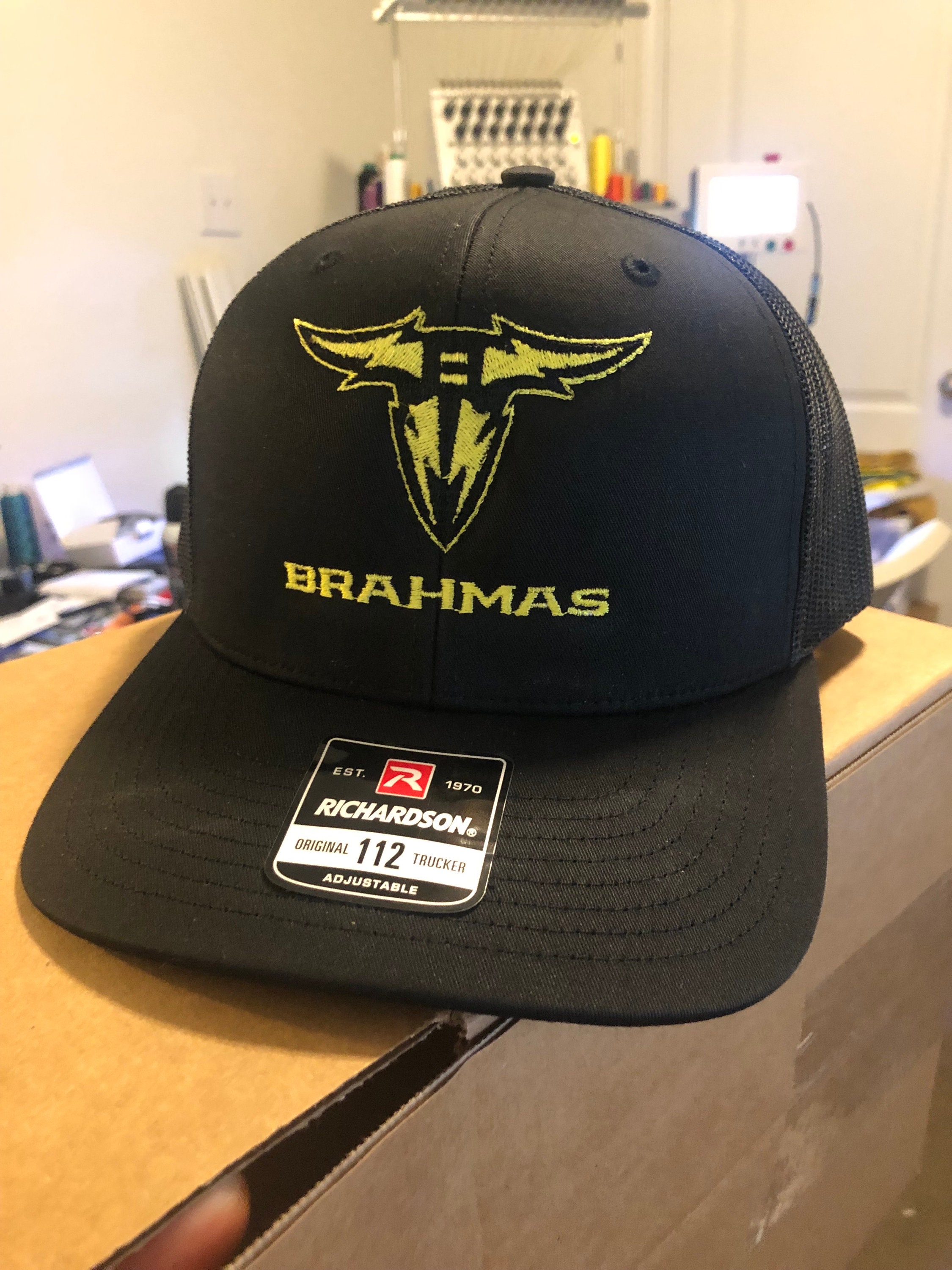 San Antonio Brahmas Embroidered Hat - Etsy