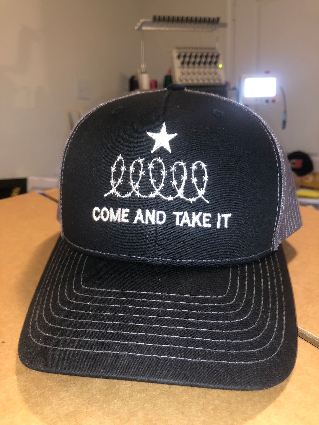 Come and Take It Barbed Wire Hat, Texas Barbed Hat, Hold the Line Hat ...