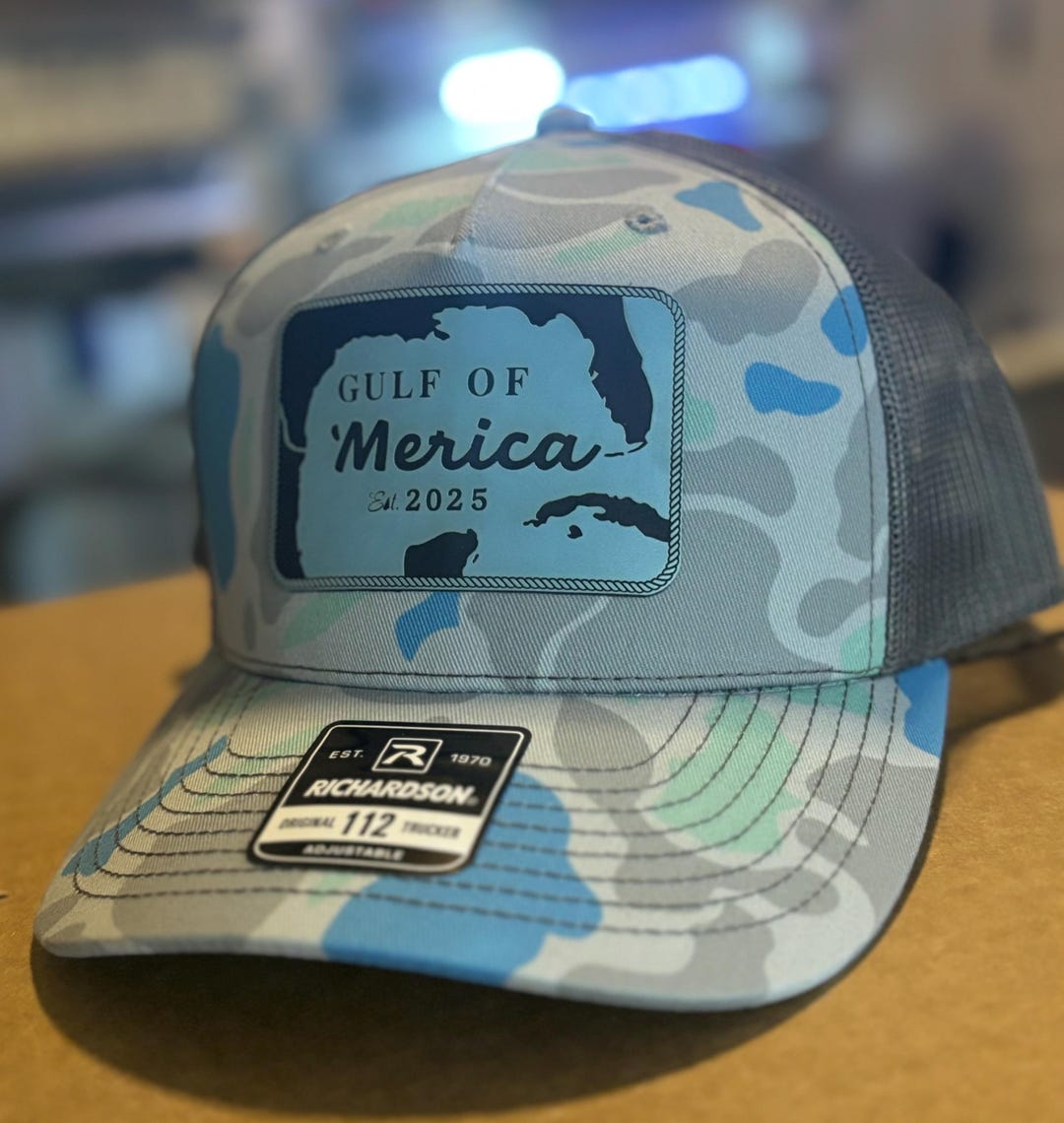 Trump Gulf of 'merica Trucker Hat With Patch, Trump Trucker Patch Hat America - Etsy