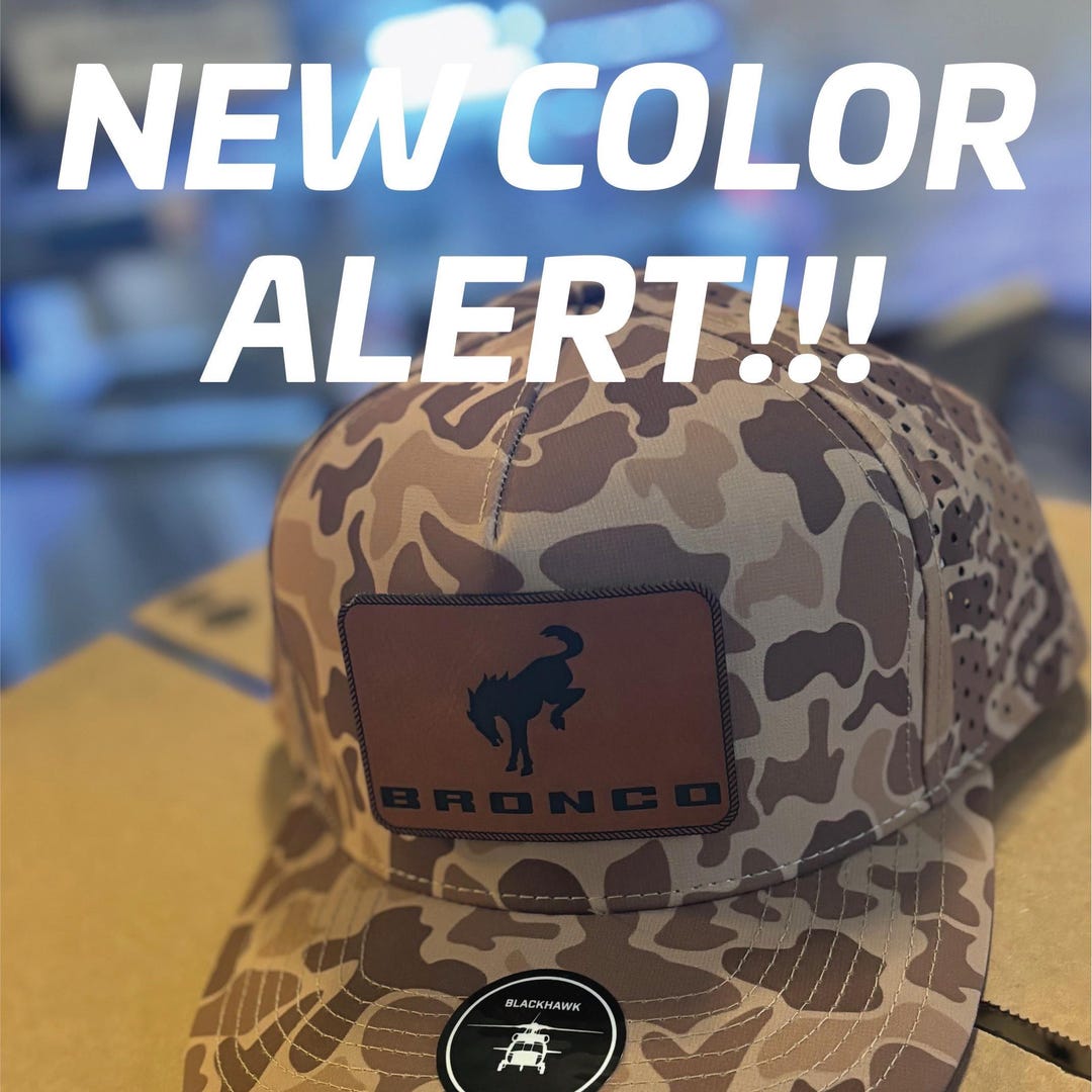 Ford Bronco Patch on Richardson 112 Five Panel Trucker Snapback - Etsy